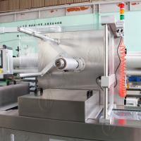 China Sausage Bag Production Line Automatic Stretch Film Vacuum Packaging Machine for sale