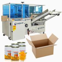 China Fully Automatic Box Case Vertical Carton Erector Forming Machine for sale