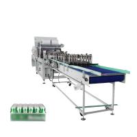 China Automatic High Speed Linear Type PE Film Shrink Stretch Wrapping Packing Machine For Bottled Water Drink for sale