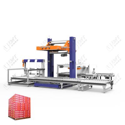 China Automatic Gantry Case Palletizer Machine Tray Barrel Case Carton Bag Packing Palletizer for sale