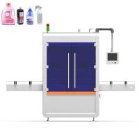 China Automatic Detergent Conditioner Bottle Cool Labeling Date Coder Machine for sale