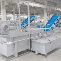 China 2.5T/H Fresh Cut Vegetable Processing Line Vegetable Washing Equipment for sale
