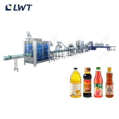 China High Capacity 2500BPH Edible Oil Filling Production Line for sale