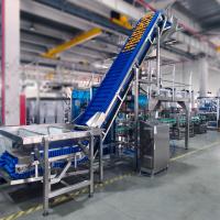 China 10L Drum Fully Automatic Filling Line for Plastic Parts Auto Loading , Weighing , Capping for sale