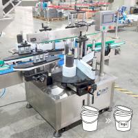 China LWT High Speed 15 Pails/Min Plastic Bucket Powder Filling Machine Line with Automatic Bucket Dropper Labeler System for sale