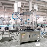 China LWT High Speed 15 Pails/Min Plastic Bucket Powder Filling Machine Line with Automatic Bucket Dropper Labeler System for sale