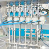 China Standard 6-Head Automatic Tuna Filling Machine SUS304 Stainless Steel PLC Control 30 Bottles/Min for sale