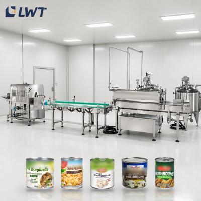 China Canned Food Production Line for Mushroom, One Line Many Cans | LWT for sale