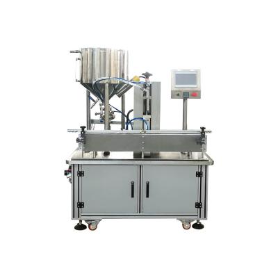 China Automatic Single Nozzle Rotor Pump Small Honey Filling Machine for Glass Jar for sale