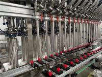 China Automatic Linear Piston Laundry Detergent Solution Filling Machine Manufacturing Plant for sale