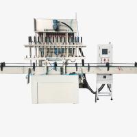 China Npack Linear Automatic Corrosive Liquid Disinfectant Bleach100ml-5000ml Pail Filling Machine for sale