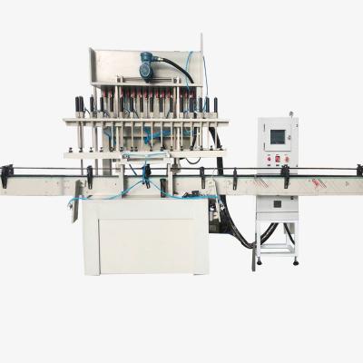 China Npack Linear Automatic Corrosive Liquid Disinfectant Bleach100ml-5000ml Pail Filling Machine for sale