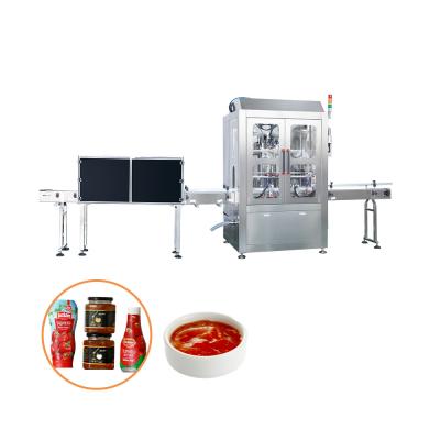 China Automatic Tomato Ketchup Filling Machine Sauce Filler Machine With Capacity 3000bph for sale