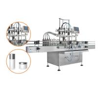 China Automatic Inline Multy Heads Horizontal Piston Filling Equipment System Volumetric Servo Driven for sale