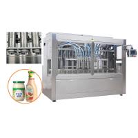 China Hummus Filling Machine High Viscosity Automatic Tomato Sauce Making Machine For Jar Bottle for sale