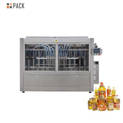 China Npack Automatic Oil Fillers Processing Machine 100ml-5000ml Plastic Pet Bottle Food Oil Filling Machine for sale