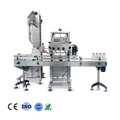 China Automatic High Precision Flip Top Cap Screw Capping Machine with PLC Control System and ≥99.9% Screw Cap Rate for sale