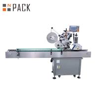 China Npack High Speed PLC Control Horizontal Vial Labeling Machine with 100PCS/Min and Stainless Steel 304/316 Construction for sale