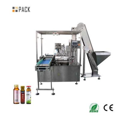 China Automatic 50-250ml Peristaltic Pump Syrup Liquid Monoblock Filling Machine for sale