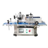 China Automatic Desktop Round Bottle Sticker Labeling Machine for sale