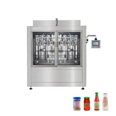 China Automatic PET Plastic Bottle Glass Jar Pesto Sauce Filling Machine Sauce Production Line for sale