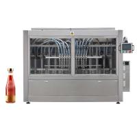 China Automatic Mayonnaise Filling Machine with PLC Control and Stainless Steel 316 Construction for sale