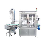 China Automatic High Speed Servo Motor Tracking Capping Machine with Cap Elevator for sale