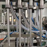 China Automatic Servo Motor 2 Nozzle Liquid Filling Machine for sale