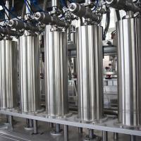 China Automatic Servo Motor Controlled Stainless Steel Oil Bottle Filling Machine with Adjustable Parameters for sale