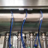 China Automatic Servo Motor Controlled Stainless Steel Oil Bottle Filling Machine with Adjustable Parameters for sale