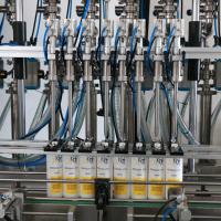 China Npack Automatic 100ml-500ml Piston Pump Filling Machine For Hand Sanitizer for sale