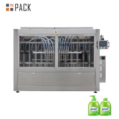China Npack Linear Structure Fully Automatic Detergent Bottle Packing Machine for sale