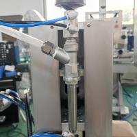 China Npack Automatic Servo Motor Piston Hot Sauce Bottle Liquid Filling Machine with Mixer for sale