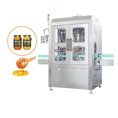 China Plastic Packaging Swienty Sauce Honey Paste Bottle Filler Jar Filling Machine for sale