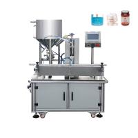 China Single-Room Feeding Npack 50g-250g Cosmetic Cream Body Lotion Filling Machine For Jar for sale