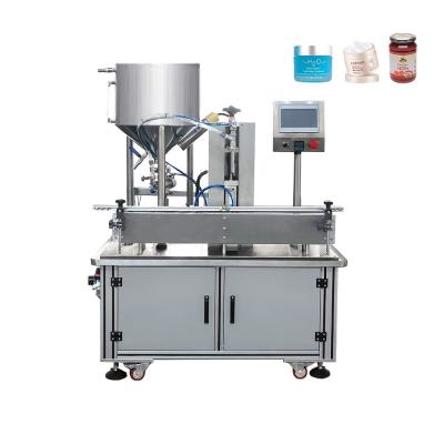 China Single-Room Feeding Npack 50g-250g Cosmetic Cream Body Lotion Filling Machine For Jar for sale