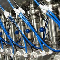China Full Automatic Ghee Filling Machine with 50ml-5000ml Range and Stainless Steel 304/316 Construction for sale