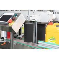 China Npack Shanghai Bilateral Pneumatic Labeling Machine for Front Back Two Sides Labeling for sale