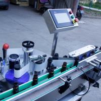 China Npack Electric Driven Automatic Round Bottle Labeling Machine For Plastic Pet Glass Bottles for sale