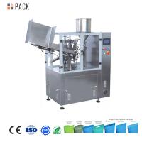 China Plunger Dosing Device Automatic Soft Tube Filling Sealing Machine For Paste / Sauce / Cream for sale
