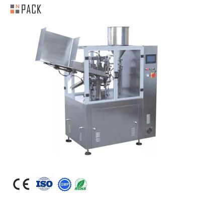 China Fully Automatic Toothpaste Filling Sealing Machine For Cream / Lotion / Gel for sale