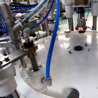 China Fully Automatic Cosmetic Liquid Paste Cream Filling Machine With Plunger Dosing Device for sale