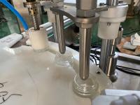 China Fully Automatic Cosmetic Liquid Paste Cream Filling Machine With Plunger Dosing Device for sale