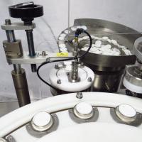 China Npack Automatic Cosmetic Cream Bottle Filling Capping Machine for Glass Jar for sale