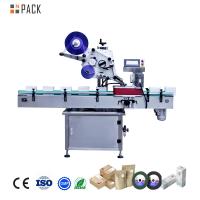 China Npack High Speed Stainless Steel 304/316 Plane Roller Labeling Machine For Upper And Lower Planes for sale