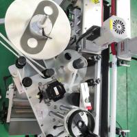 China Automatic Carton Labeling Applicator With Electric Driven Plane Labeling Machine for sale