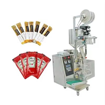 China Automatic High Speed Vertical Ginger Garlic Paste Sachet Filling Machine with Stainless Steel Structure and 10-150ml Filling Volume for sale