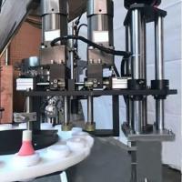 China Semi Automatic Rotary Powder Filling And Capping Machine for sale