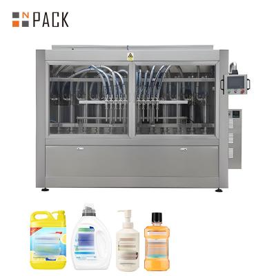 China Automatic Piston Pump Hotel Shampoo Filling And Packaging Machine With PLC Control for sale