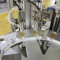 China Npack Automatic Honey Spoon Filler Machine For Liquid Filling And Packaging Of Ketchup for sale